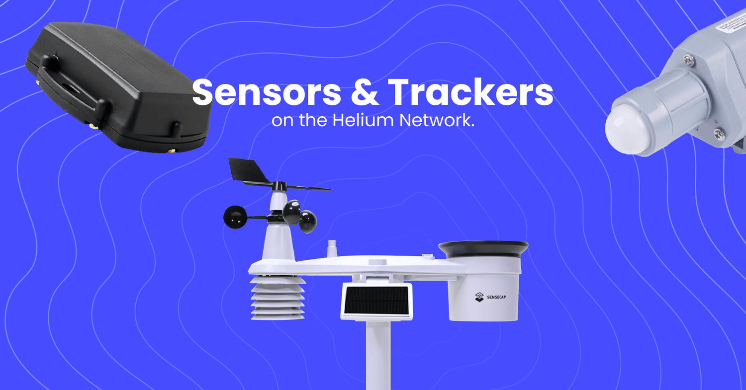 Sensors and Trackers on the Helium Network – Mapping Network